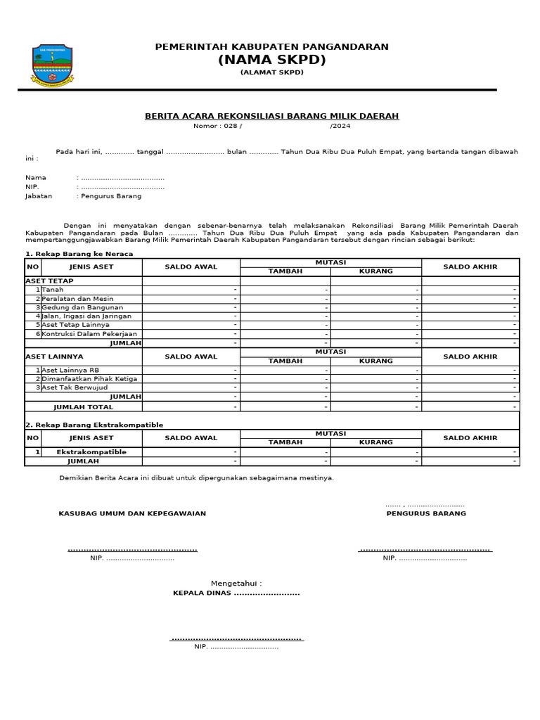 FORMAT ASET - Baru | PDF