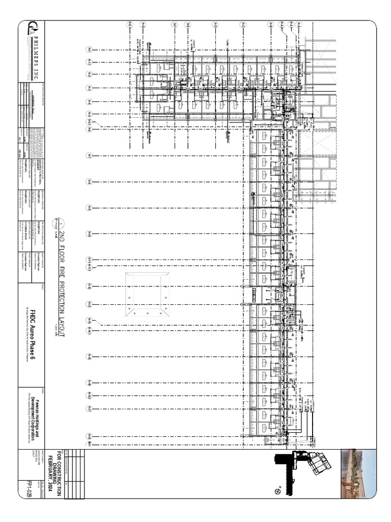 Fp1-02b 2nd Floor Fire Protection Layout | PDF | Makati | Real Estate