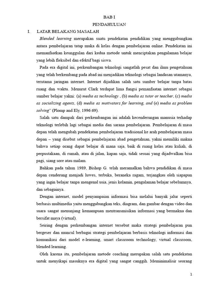 Fiks (13) Pengembangan Blended Learning Berbasis Coaching Untuk Meningkatkan Kreativitas Dan ...