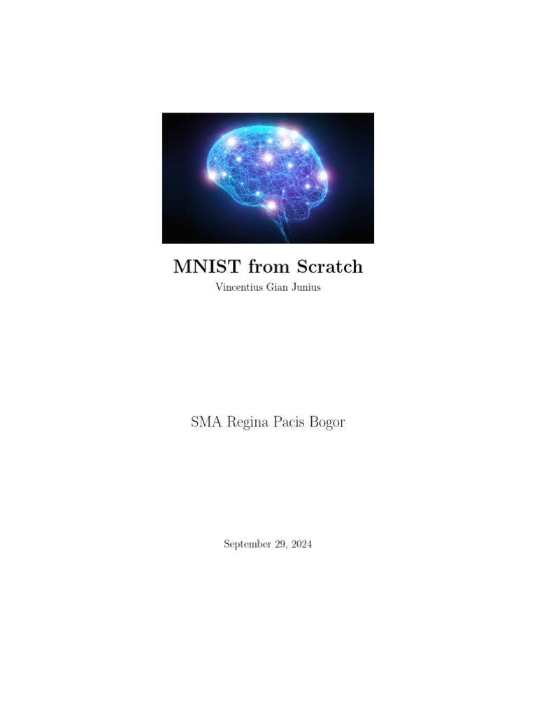 MNIST_from_Scratch | PDF | Artificial Neural Network | Applied Mathematics