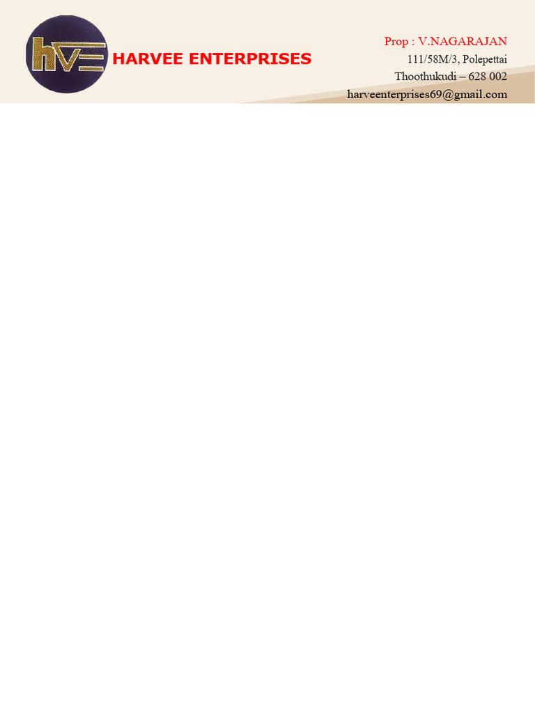 Harvee Enterprises | PDF
