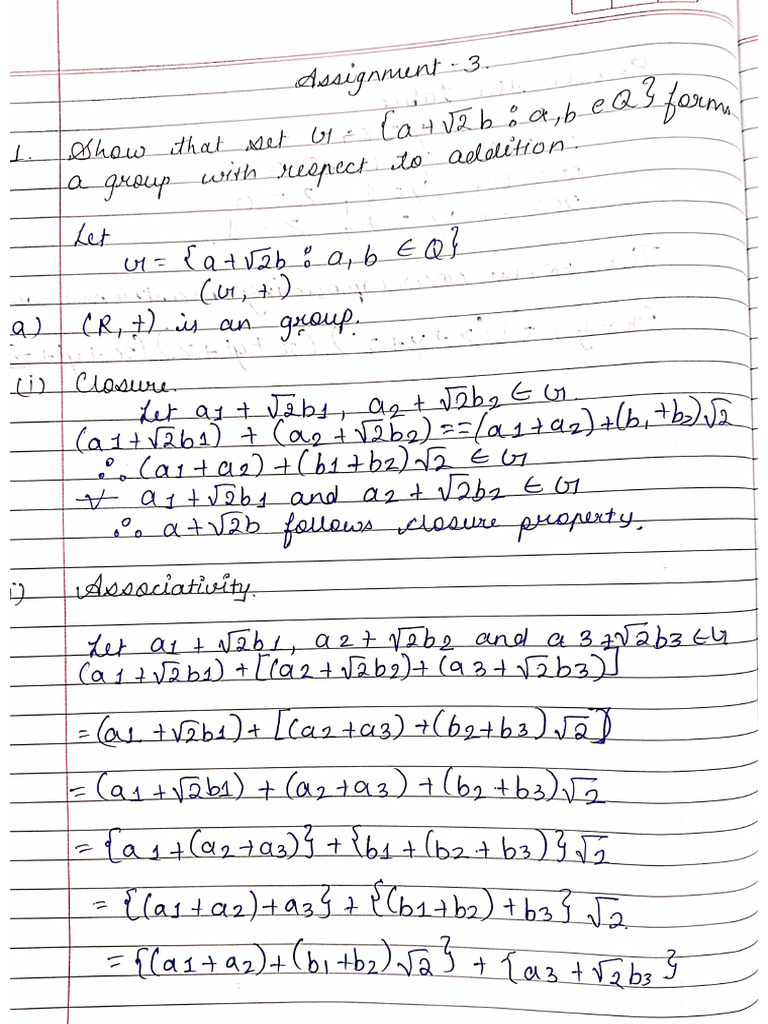 Maths assignments 3 & 4 | PDF