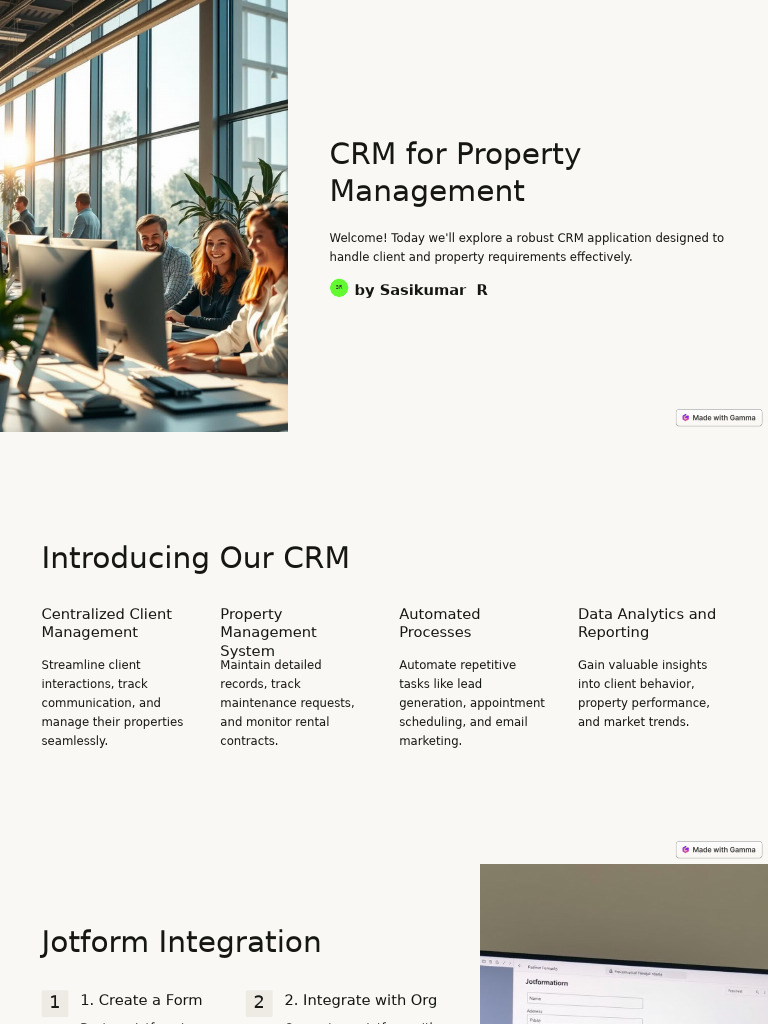 CRM For Property Management | PDF | Customer Relationship Management ...