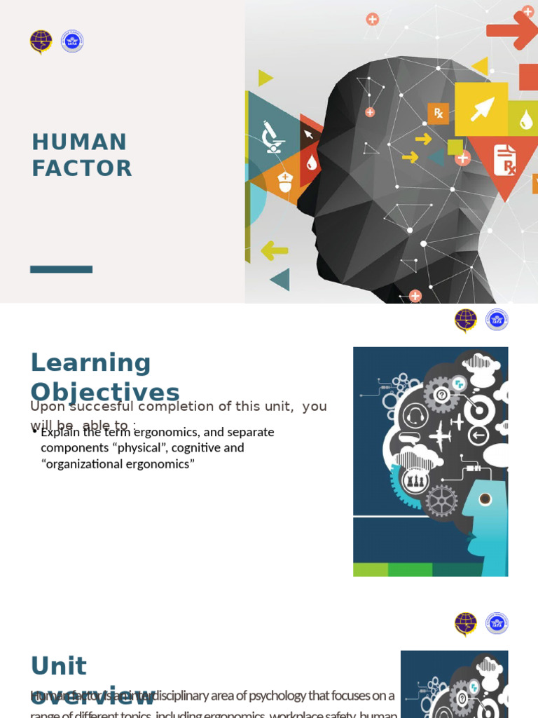 Unit 3 Human Factor | PDF | Human Factors And Ergonomics | Workplace