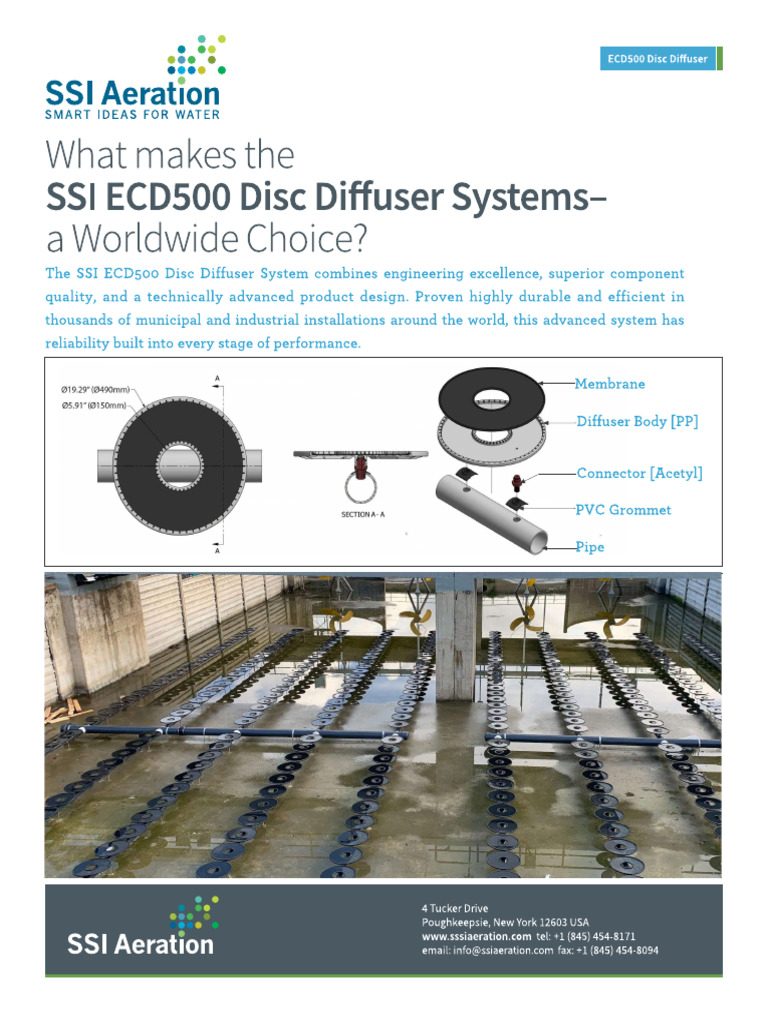 2. Disc Diffusers-ECD500-Techincal Data Sheet -2022 | PDF