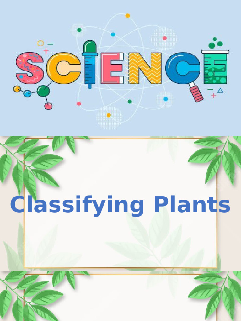L2 - Classification of Plants | PDF