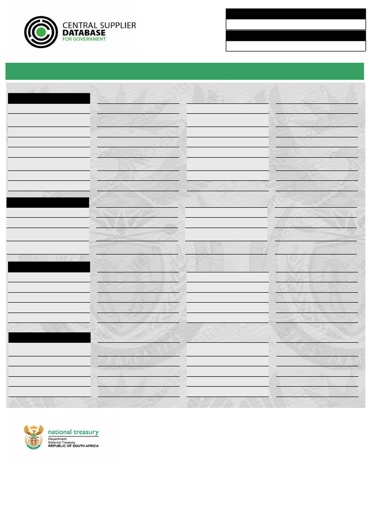CSD Registration Summary Report | PDF | Identity Document