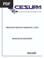 Simulado Cesupa 2024 | PDF