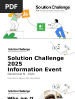 GDSC Solution Challenge 2025 Details | PDF
