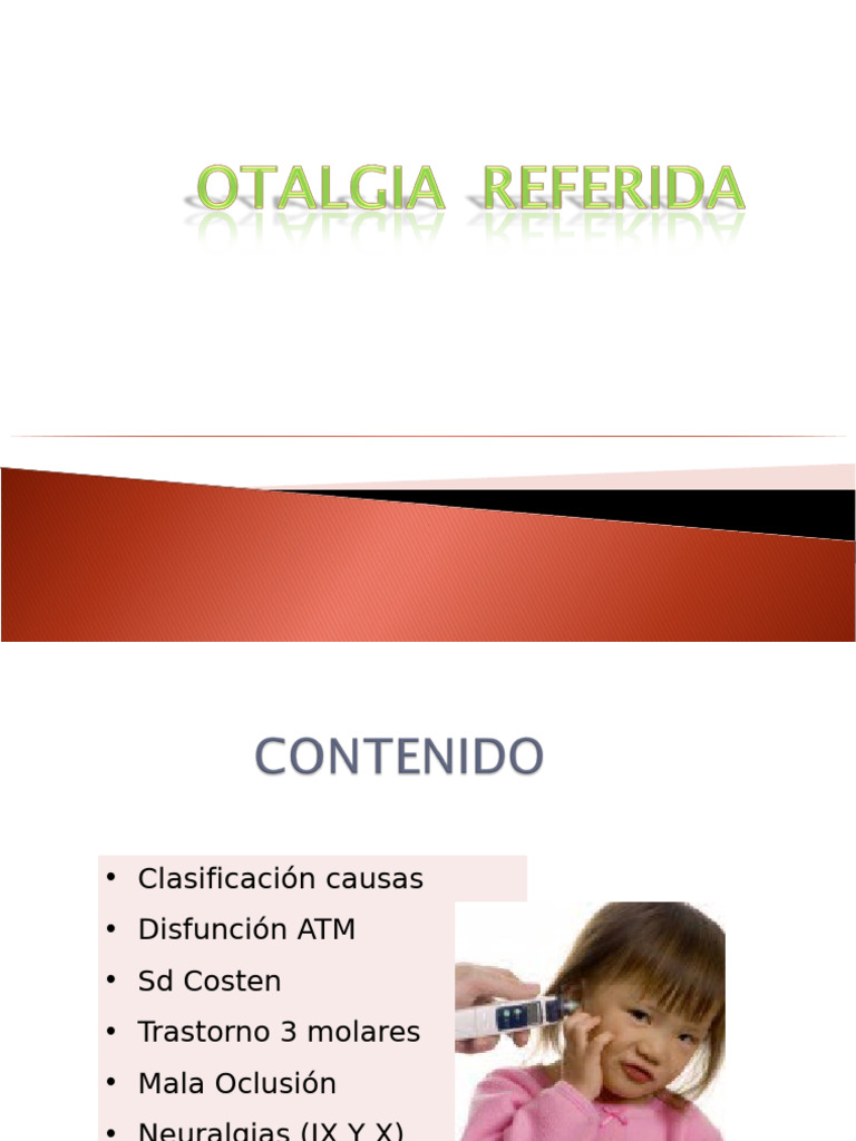 Causas y Tratamientos de Otalgia | PDF | Odontología | Nervio vago