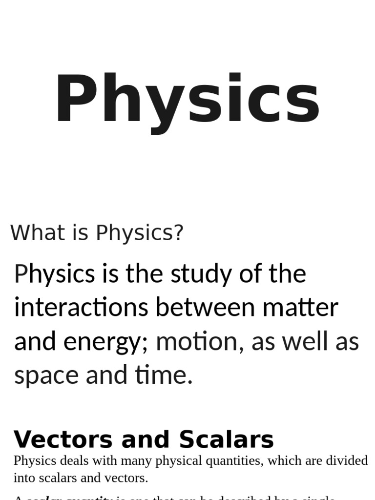 Introduction-to-Physics | PDF | Velocity | Speed