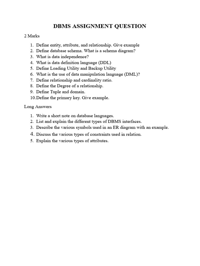 Assignment Question | PDF