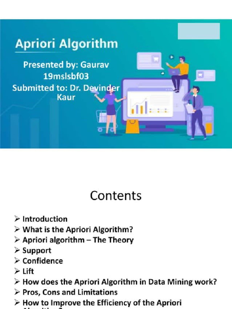 Apriori algorithm | PDF Apriori algorithm | PDF