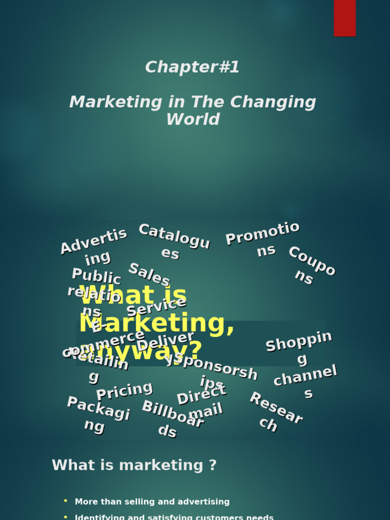 Chr#1 | PDF | Marketing | Business