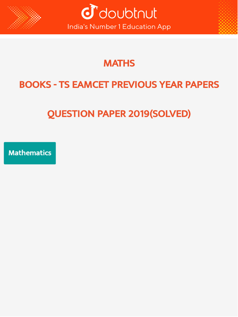 8125 Books Doubtnut Question Bank | PDF | Triangle | Euclidean Geometry