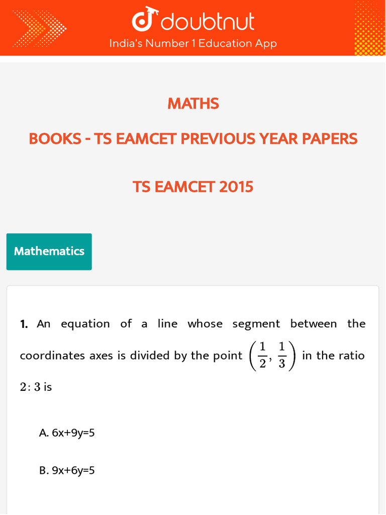 8127 Books Doubtnut Question Bank | PDF | Line (Geometry) | Mathematics