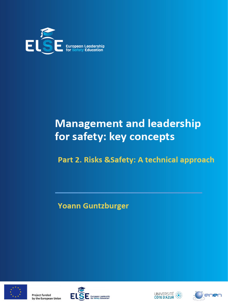 Part 2. Risks and Safety. A Technical Approach | PDF | Risk | Nuclear ...