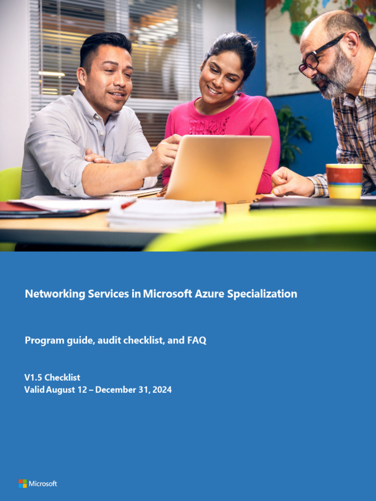 Azure Networking Services Audit Checklist | PDF | Audit | Microsoft Azure