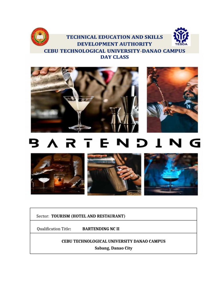 Document 1 | PDF | Learning | Bartender