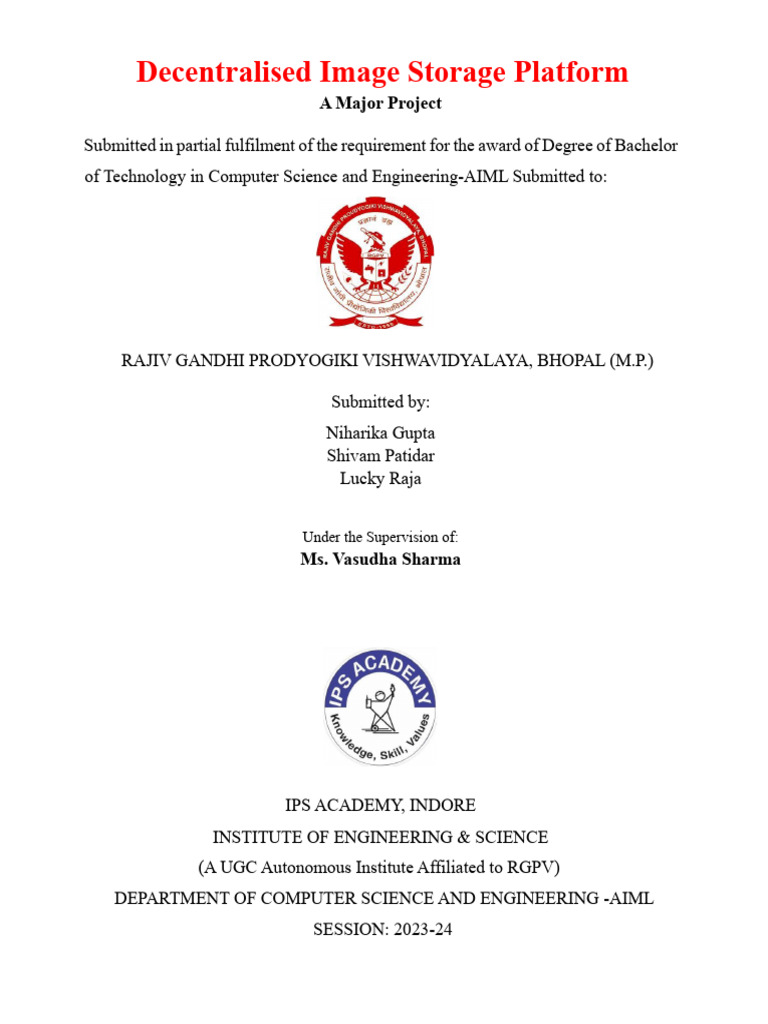 Major Project Final | PDF | Scrum (Software Development) | Peer To Peer