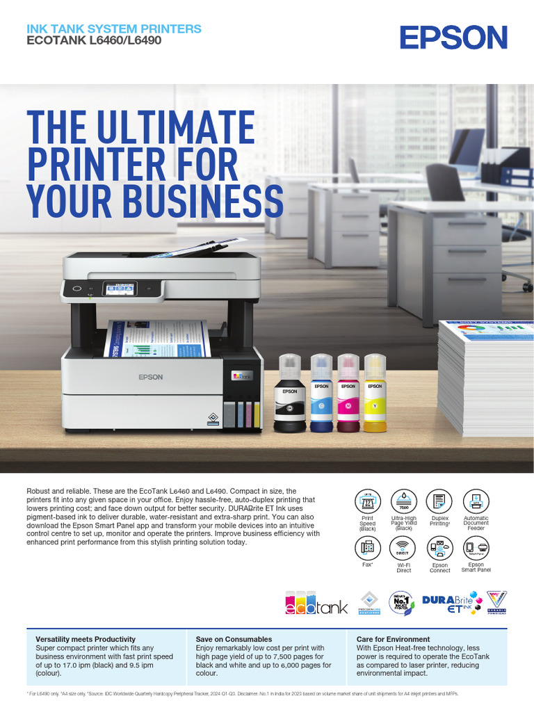 L6460_L6490 | PDF | Printer (Computing) | Fax