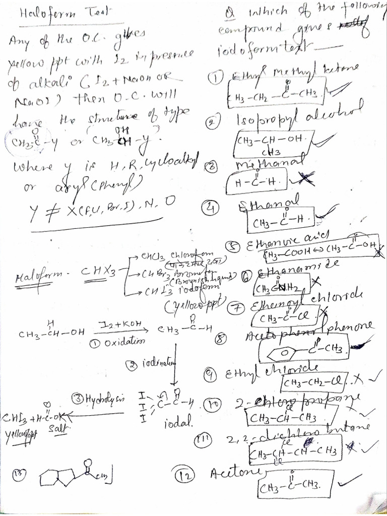 (Haloform +test) by Ayush | PDF