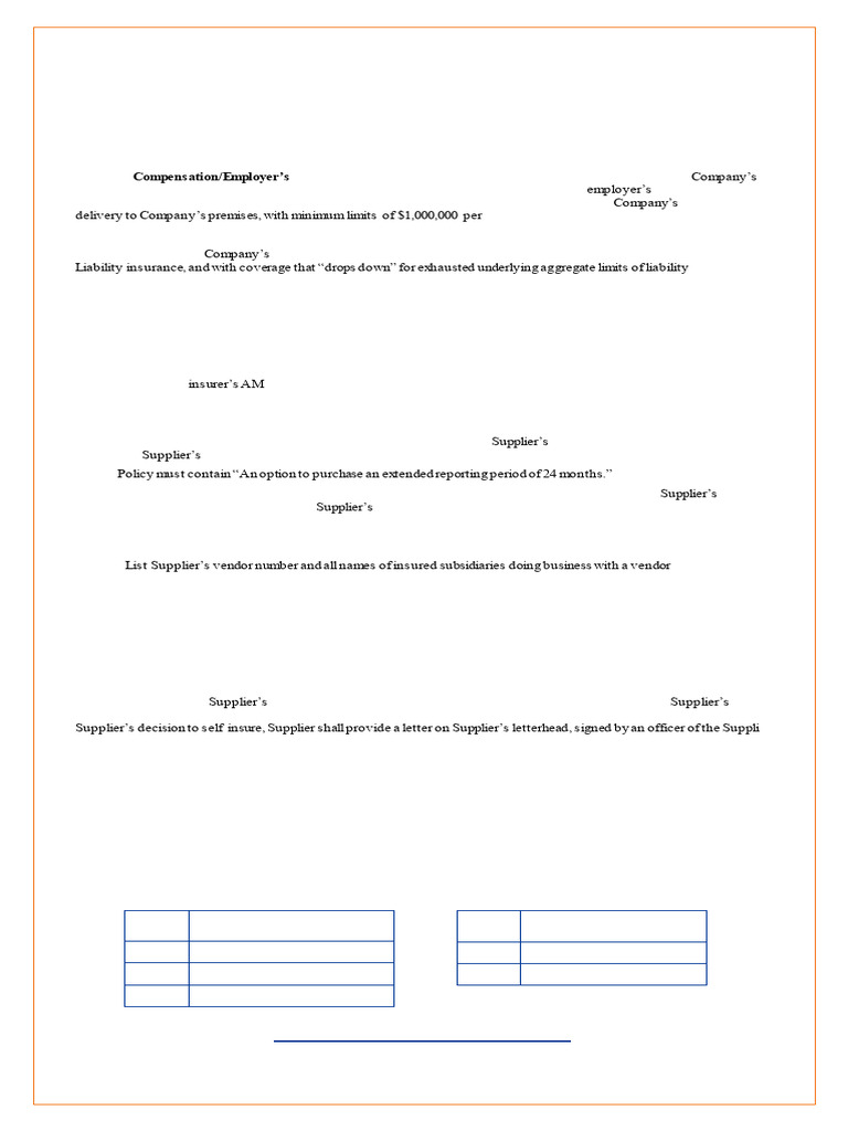 WALMART - Insurance Requirements February 2018 | PDF | Liability ...