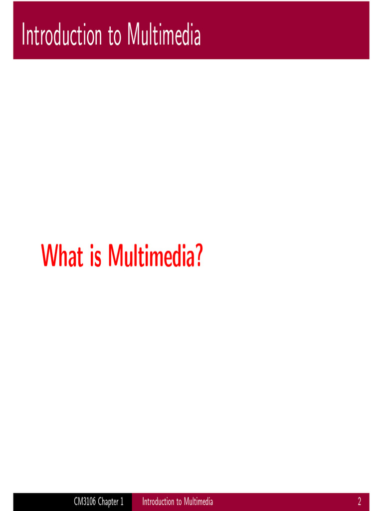 Multimedia Systems Overview and Applications | PDF | Data Compression | Multimedia