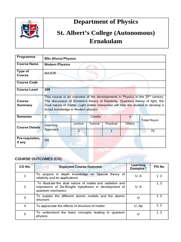 2 1 S2 Modern physics | PDF | Atomic Orbital | Waves