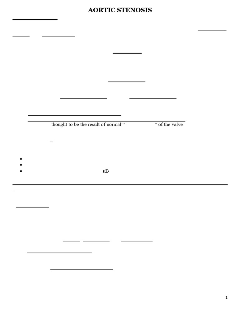 Aortic Stenosis Aortic Regurgitation | PDF | Diastole | Echocardiography