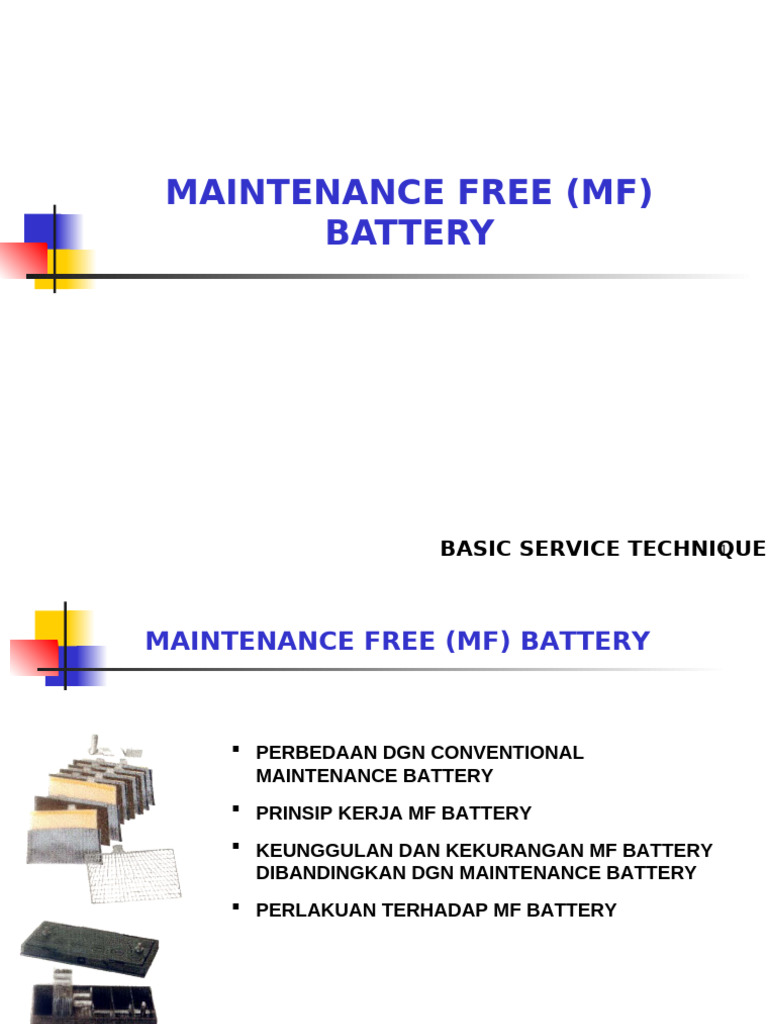 MF Battery | PDF