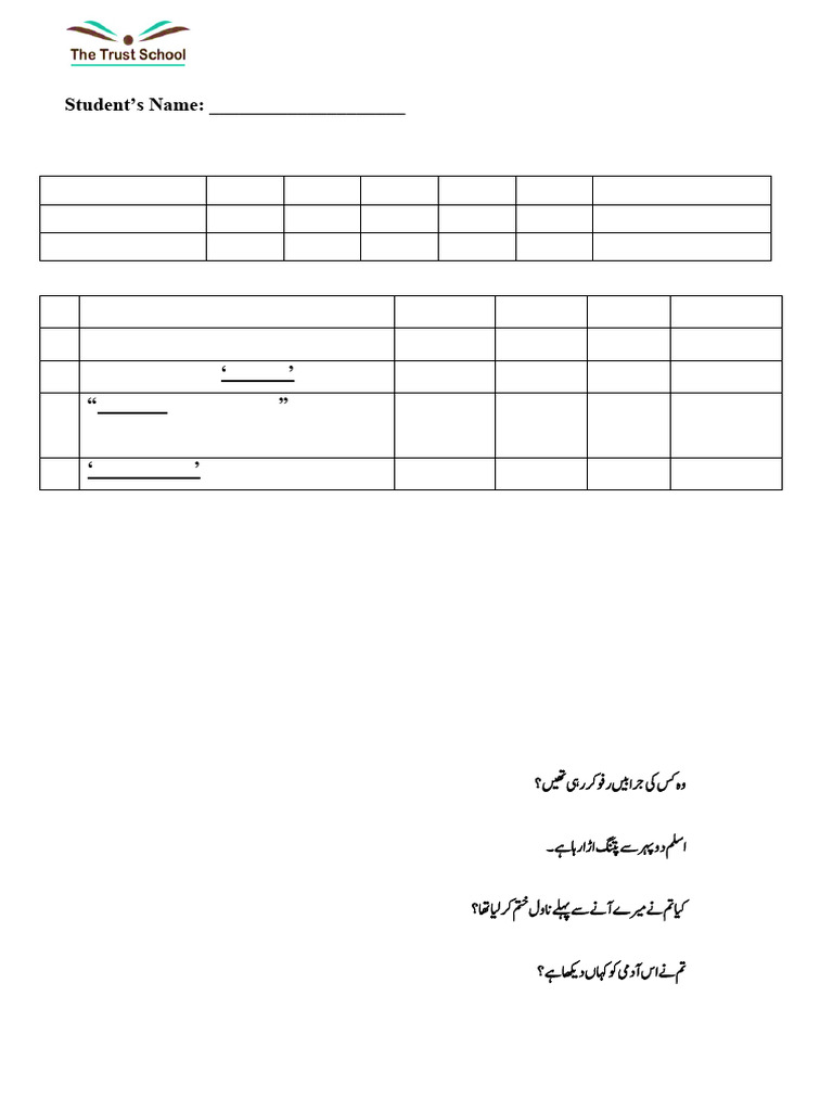 Practice Test (Pre-9th English) Checkpoint # 4 | PDF