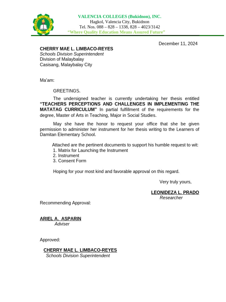 1.letter Request For Launching | PDF