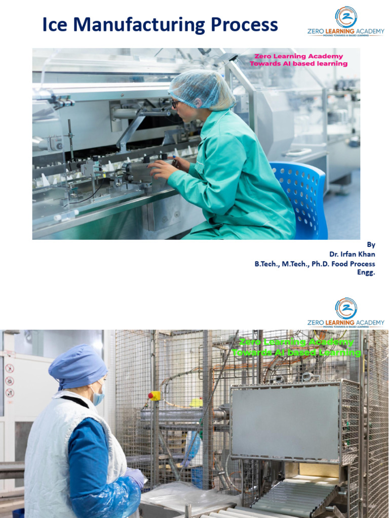 Note Ice Manufacturing Process Zerolearning | PDF | Chemical ...