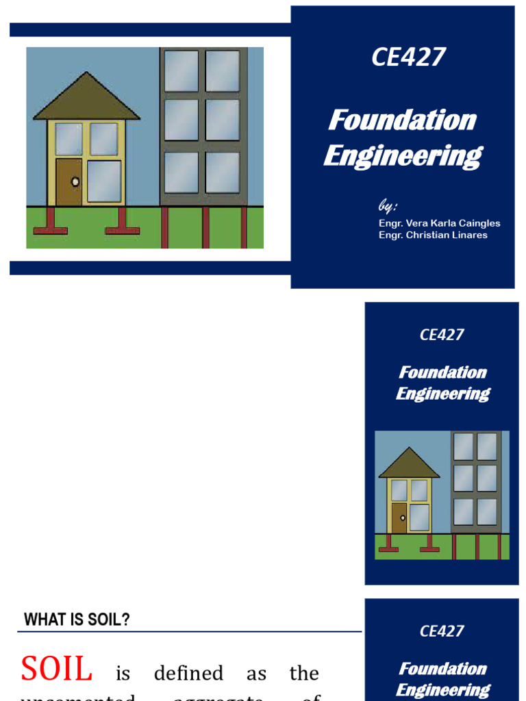 Foundation Engineering: Soil Classification Basics | PDF | Geotechnical ...