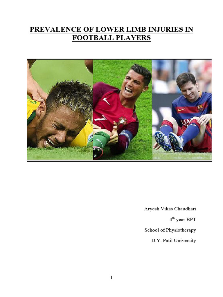 Prevalence of Lower Limb Injuries in Football | PDF | Body Mass Index ...