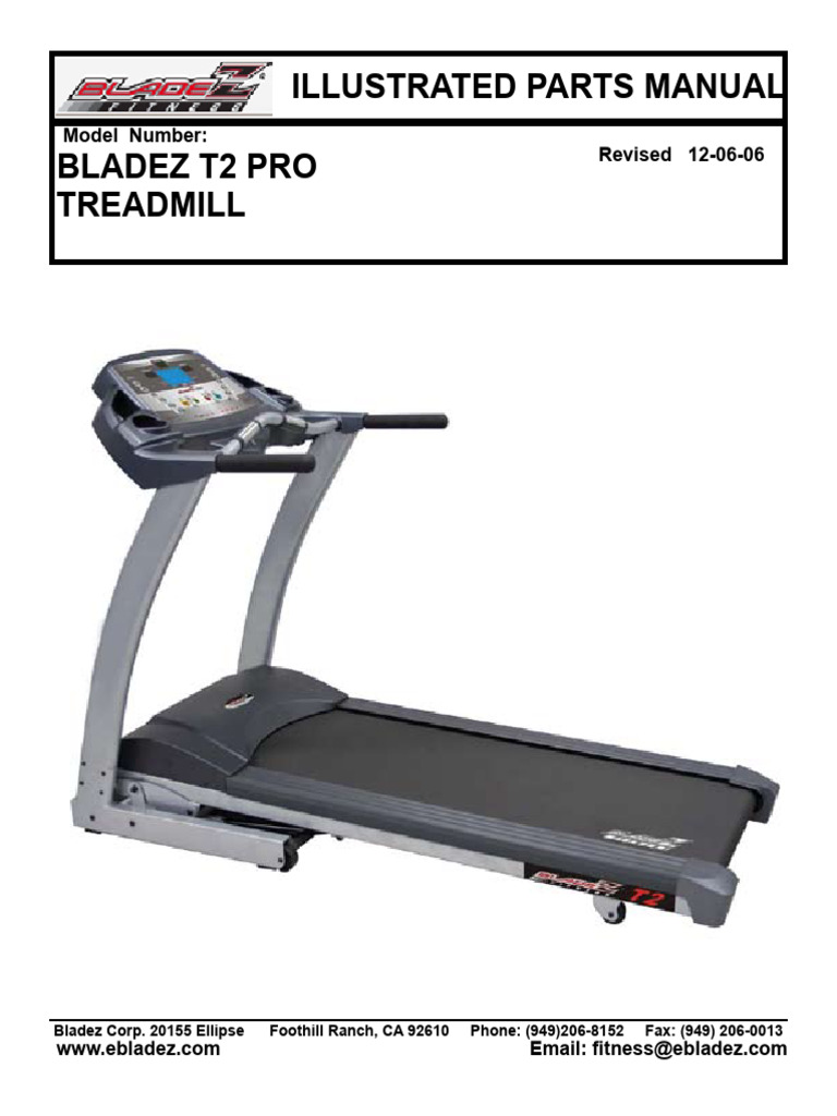 BH T2 Pro Treadmill | PDF | Manufactured Goods