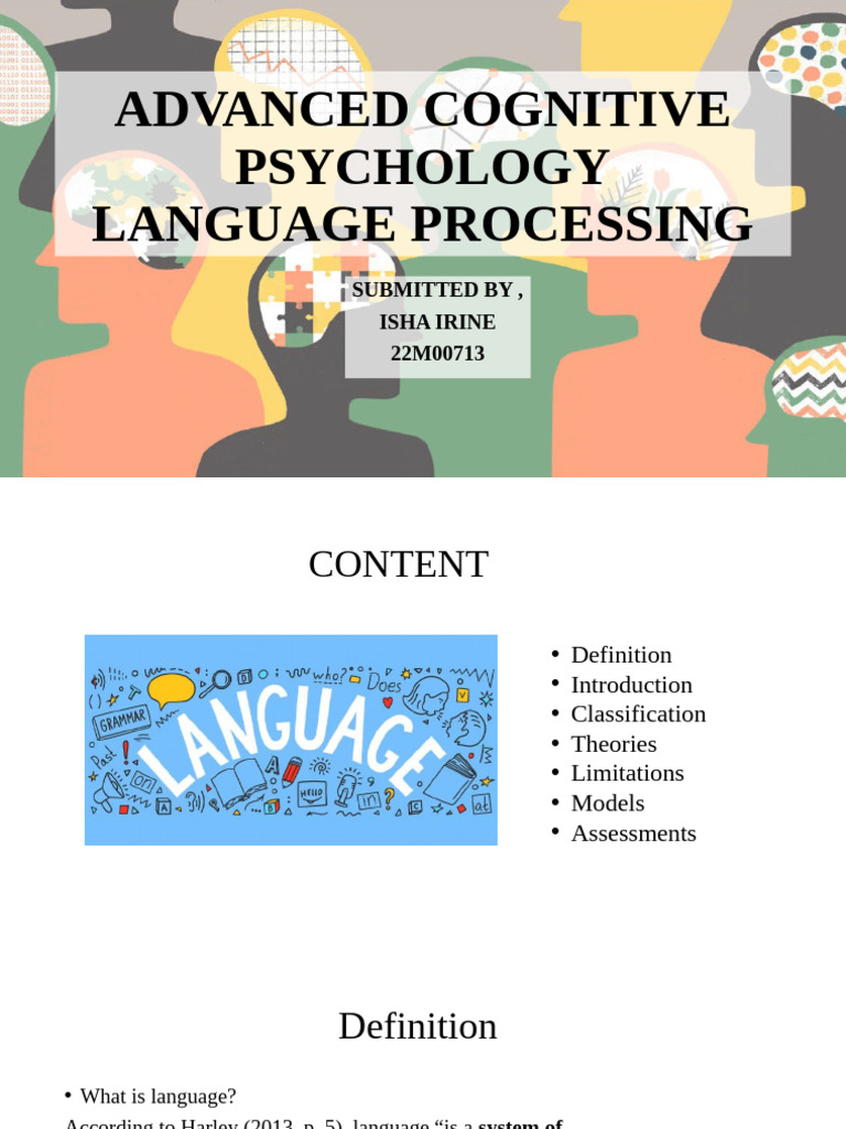 Cognitive Language Processing | PDF | Aphasia | Speech