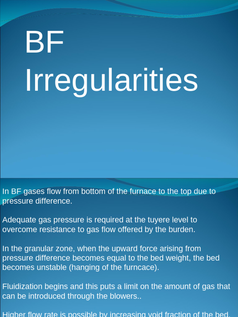 BF irregularities | PDF BF irregularities | PDF