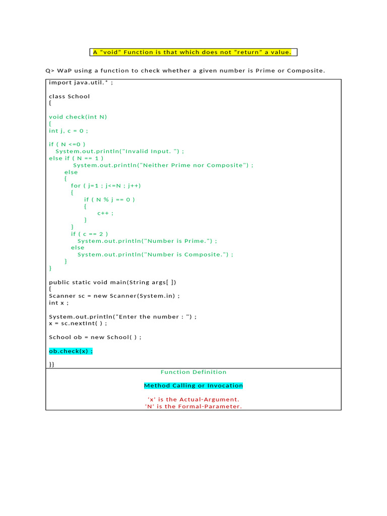 03_void_Functions | PDF