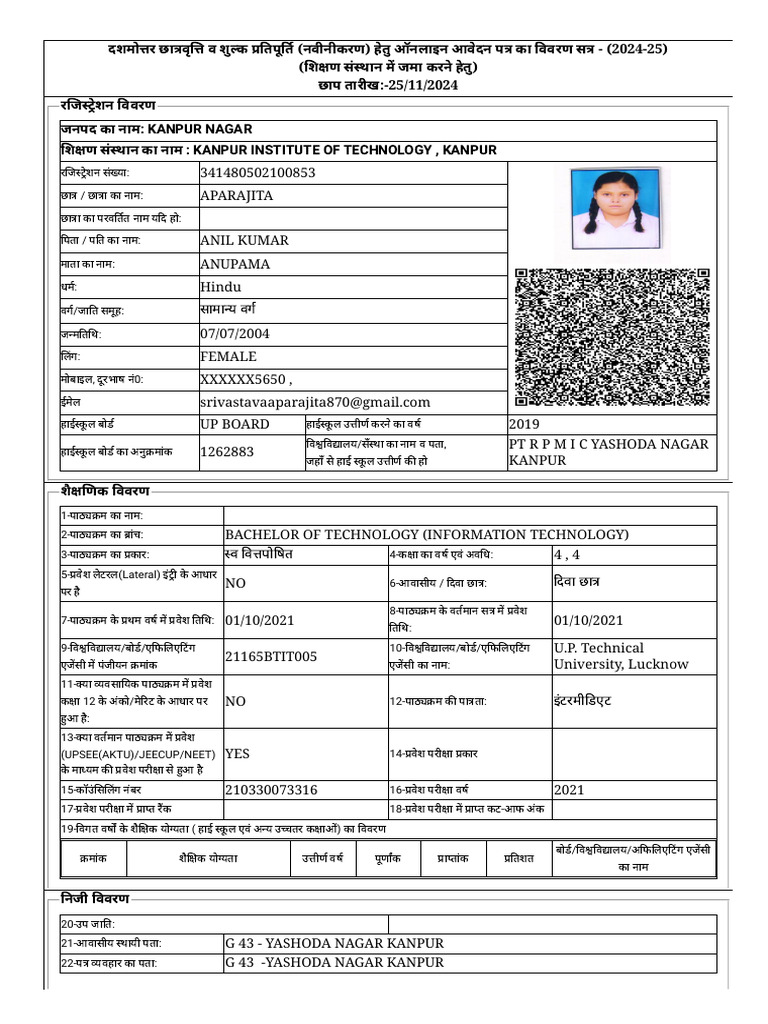 Aparajita Scholar | PDF