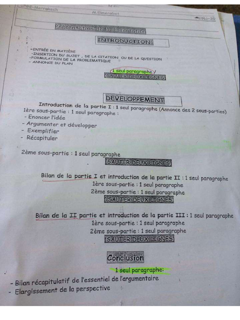 Méthodologie de La Dissertation | PDF