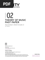 Trinity Grade 2 Theory - Answered | PDF | Minor Scale | Scale (Music)