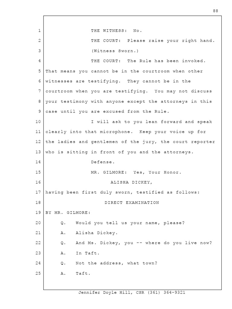 Justice For David Strickland - Testimony by Alisha Dickey | PDF ...