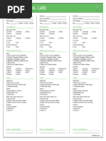 Food Tasting Evaluation Sheet | PDF