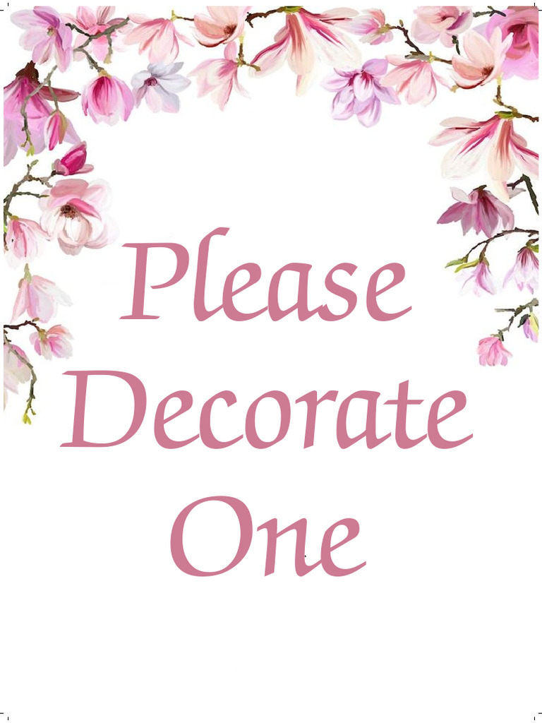 A4 Please Decorate | PDF