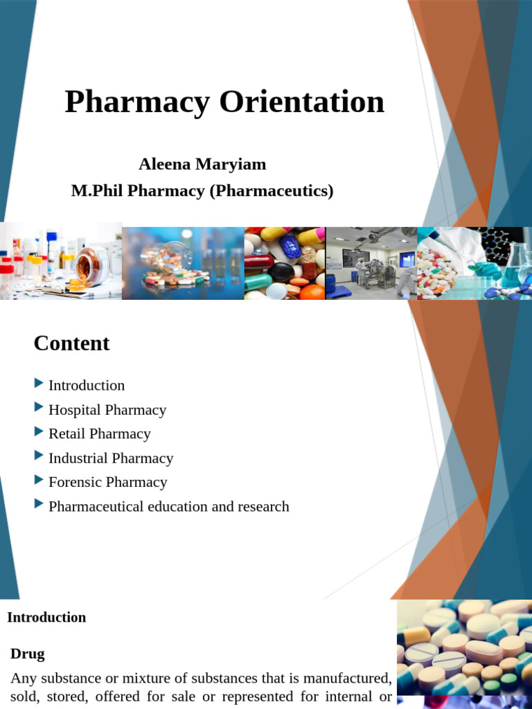 Pharmacy Orientation | PDF | Pharmacy | Pharmacist