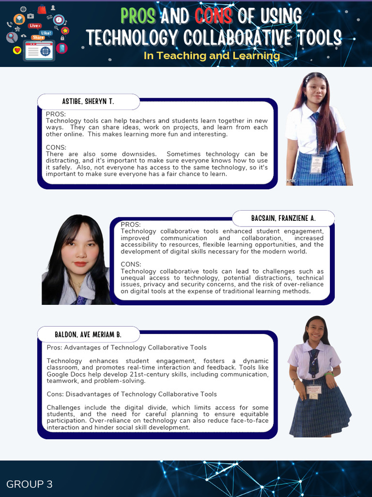 Group 3 Pros and Cons TTL 1 | PDF | Collaboration | Learning