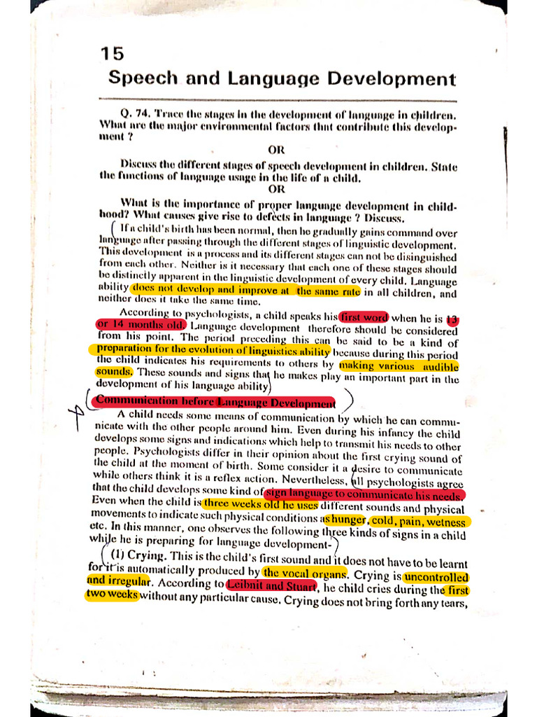 Language Development | PDF