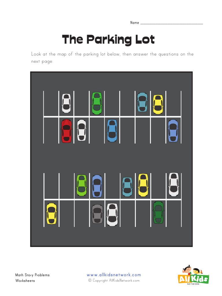 Math Problems: Parking Lot Analysis | PDF